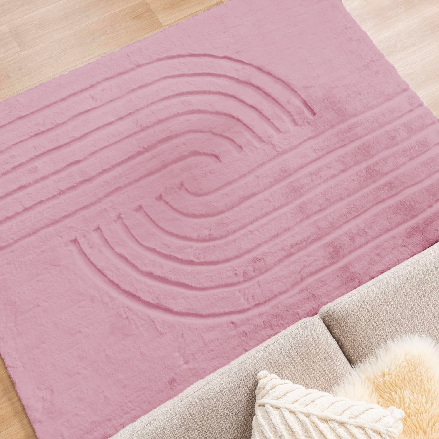 ALASKA : Tapis doux - élégant : ALA294ROS – Nazar rugs